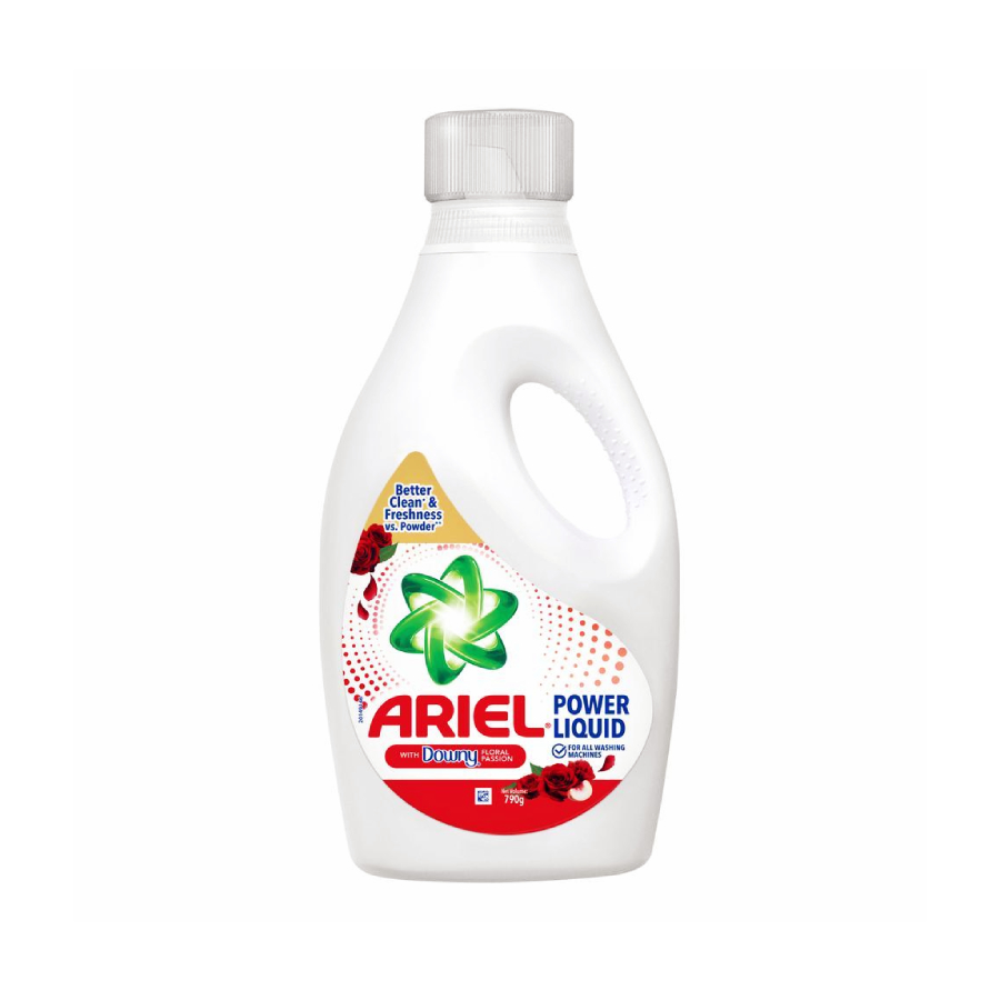 Ariel Liquid Detergent with Downy Floral Passion (820mL) - BuiltaMart