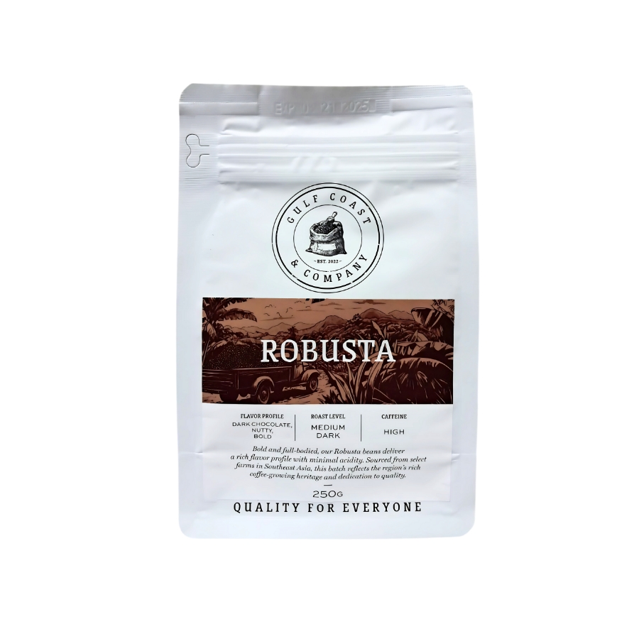Gulf Coast Robusta Ground Coffee (250g) - BuiltaMart