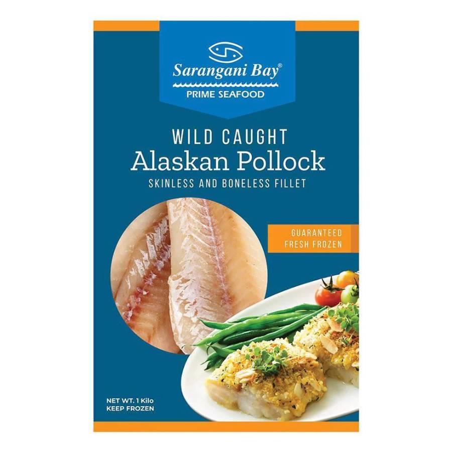 Frozen Alaskan Pollock Fillet (1kg) by Sarangani Bay - BuiltaMart