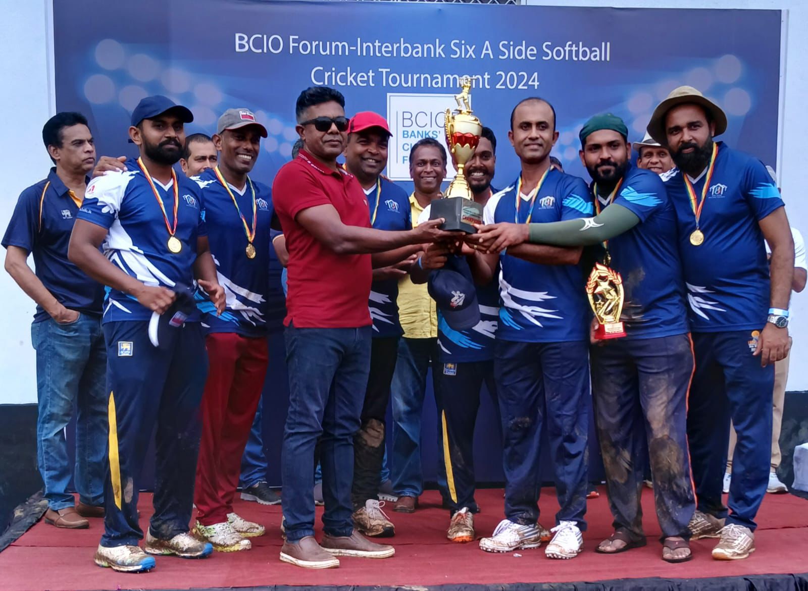 HDFC Bank Champs at the BCIO Forum-Interbank Cricket Tournament 2024 - HDFC