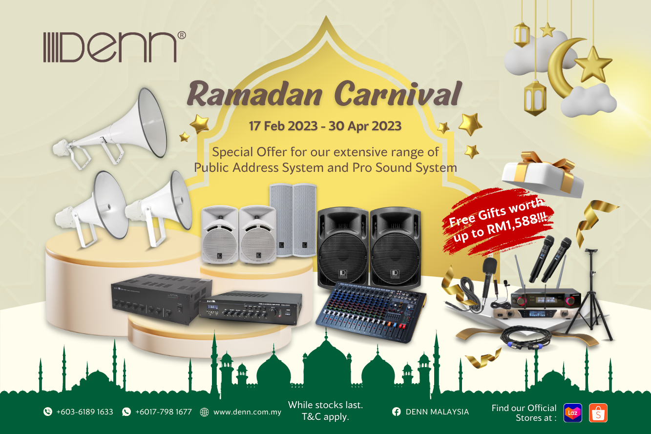 RAMADAN CARNIVAL 2023 - PUBLIC ADDRESS & PRO SOUND SYSTEM | DENN