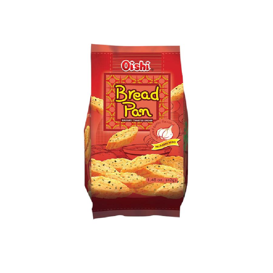 Oishi Bread Pan Toasted Garlic Flavor (42g) - BuiltaMart
