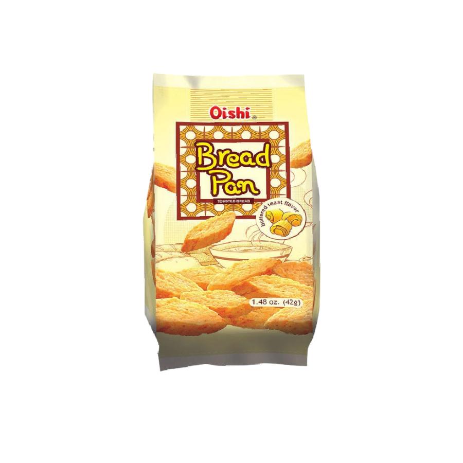Oishi Bread Pan Buttered Toast Toasted Bread (42g) - BuiltaMart