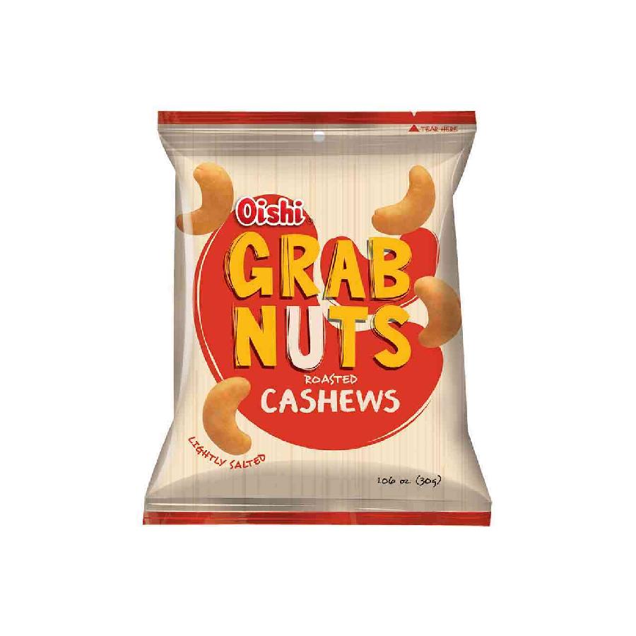 Oishi Grab Nuts Lightly Salted Roasted Cashews (30g) - BuiltaMart