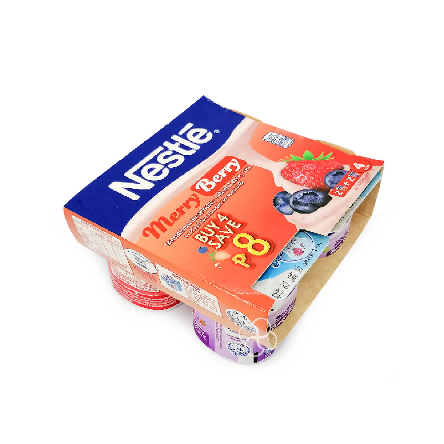 Nestle Merry Berry Yogurt (4 x 125g) - BuiltaMart