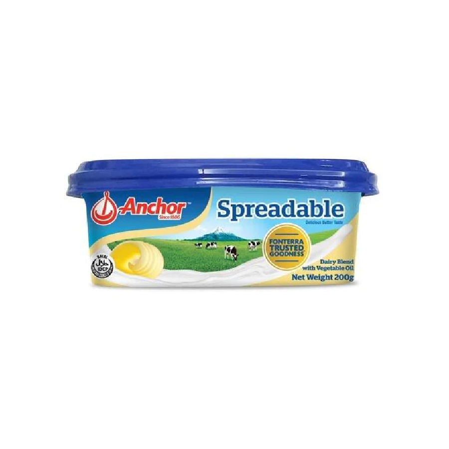 Anchor Spreadable Butter (200g) - BuiltaMart