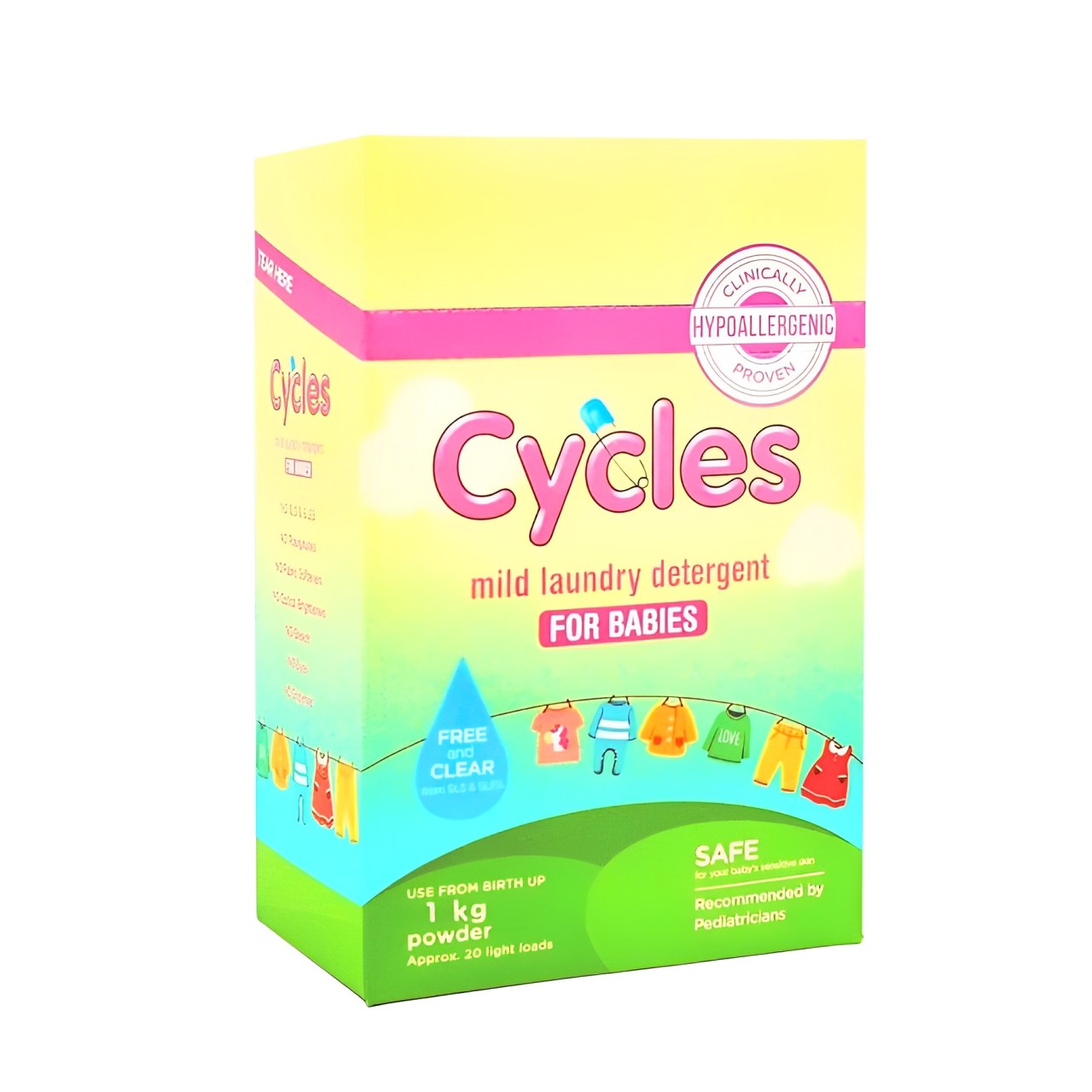 Cycles Mild Powder Detergent (1kg) - BuiltaMart