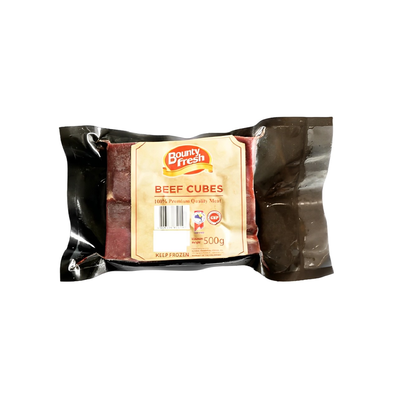 Frozen Beef Cubes (500g) by Bounty Fresh) - BuiltaMart
