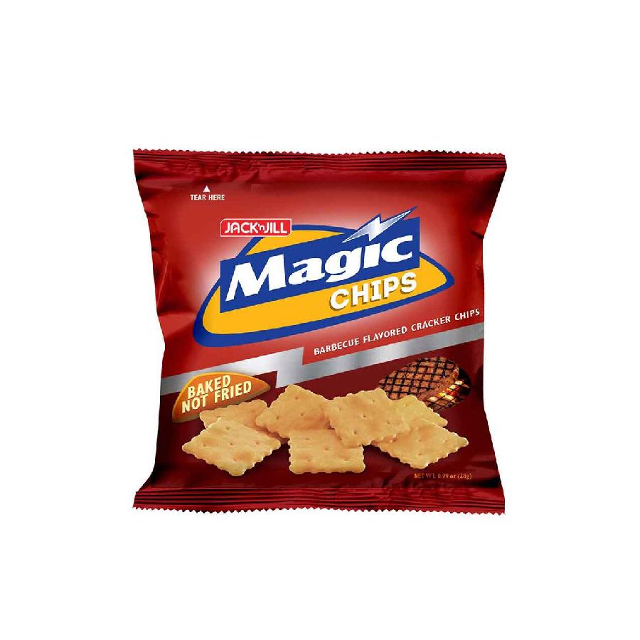 Jack 'N Jil Magic Chips Barbecue (28g) - BuiltaMart