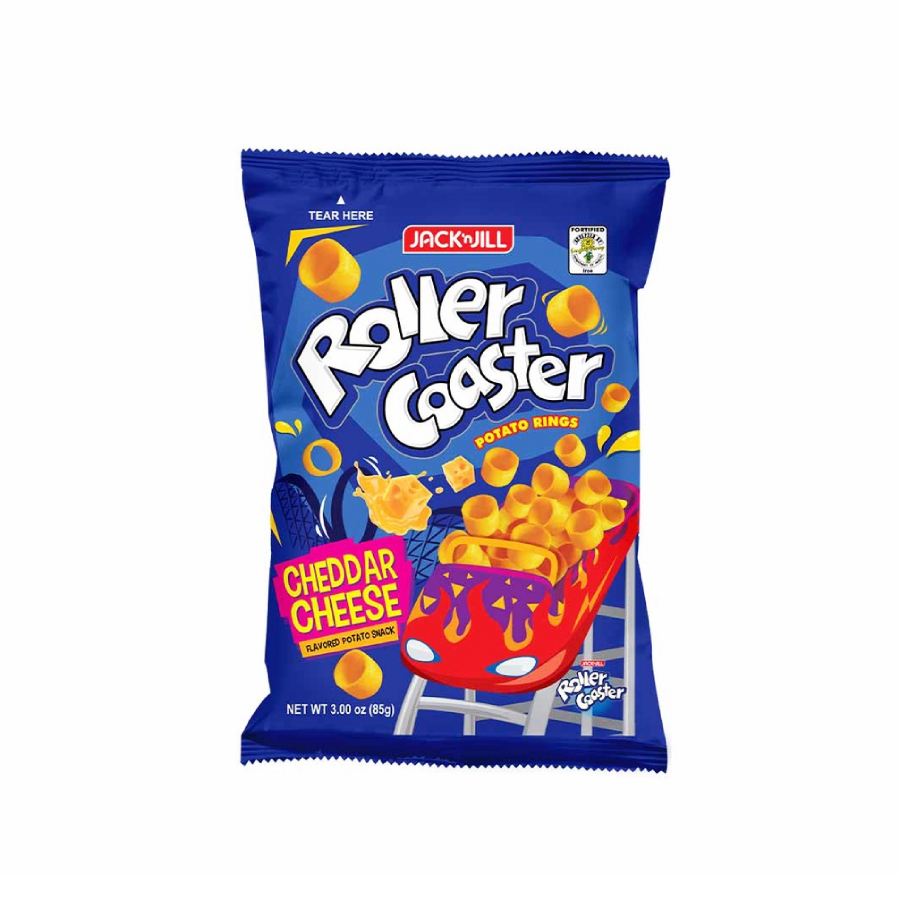 Jack 'N Jill Roller Coaster Barbecue Potato Rings (85g) - BuiltaMart