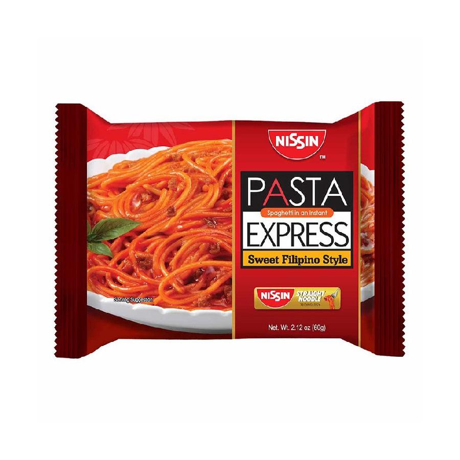 Nissin Pasta Express Spaghetti Sweet Filipino Style (60g) - BuiltaMart