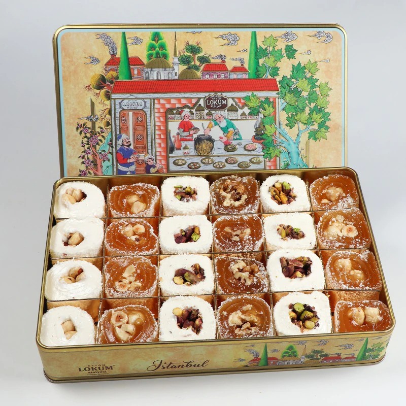 Lokum atolyesi Lokum Atolyesi, Turkish Delight with Mixed Nuts 850 gm ...