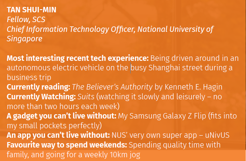 Interview with Tan Shui-Min - Singapore Computer Society