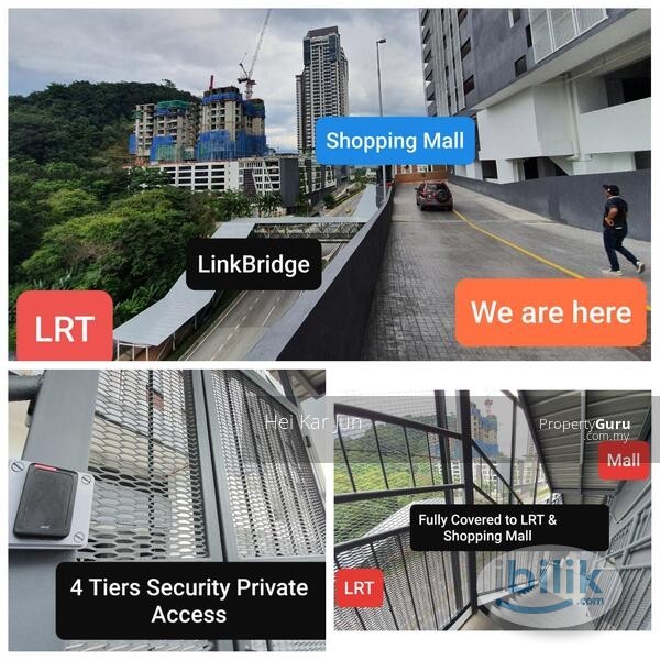 linked bridge sri rampai lrt kelana jaya line - Room For Rent in