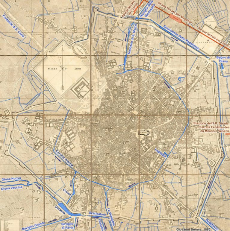Naviglio: Uncovering Milan’s Water Canal Map