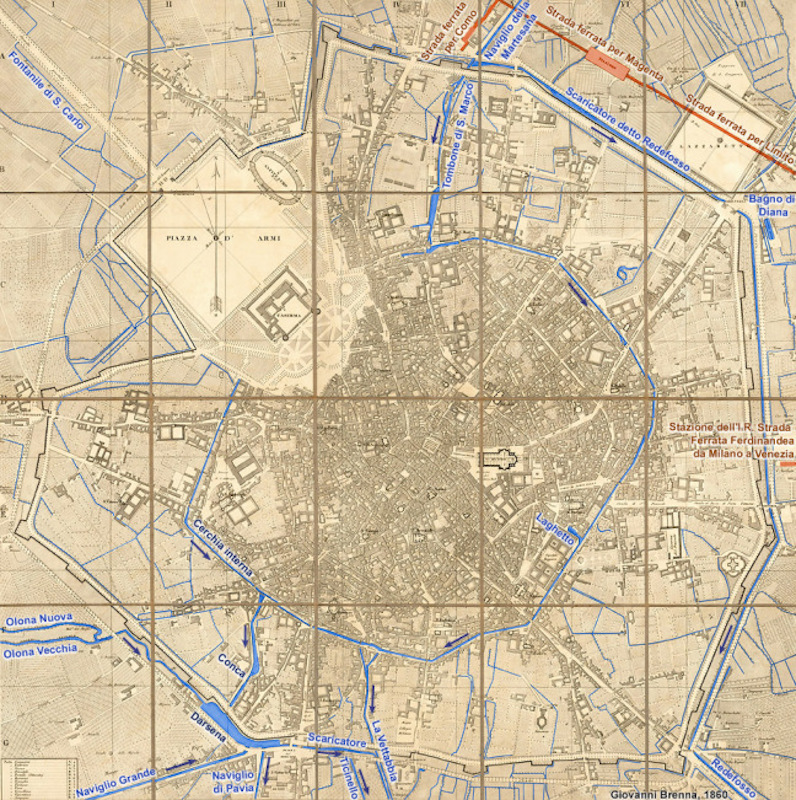 Naviglio: Uncovering Milan’s Water Canal Map