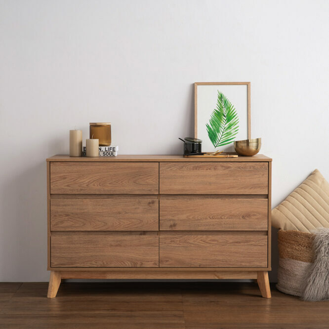 ELÄMÄ Fekla 棕色邊櫃 - Homie Living - Homie Living - Homie Living