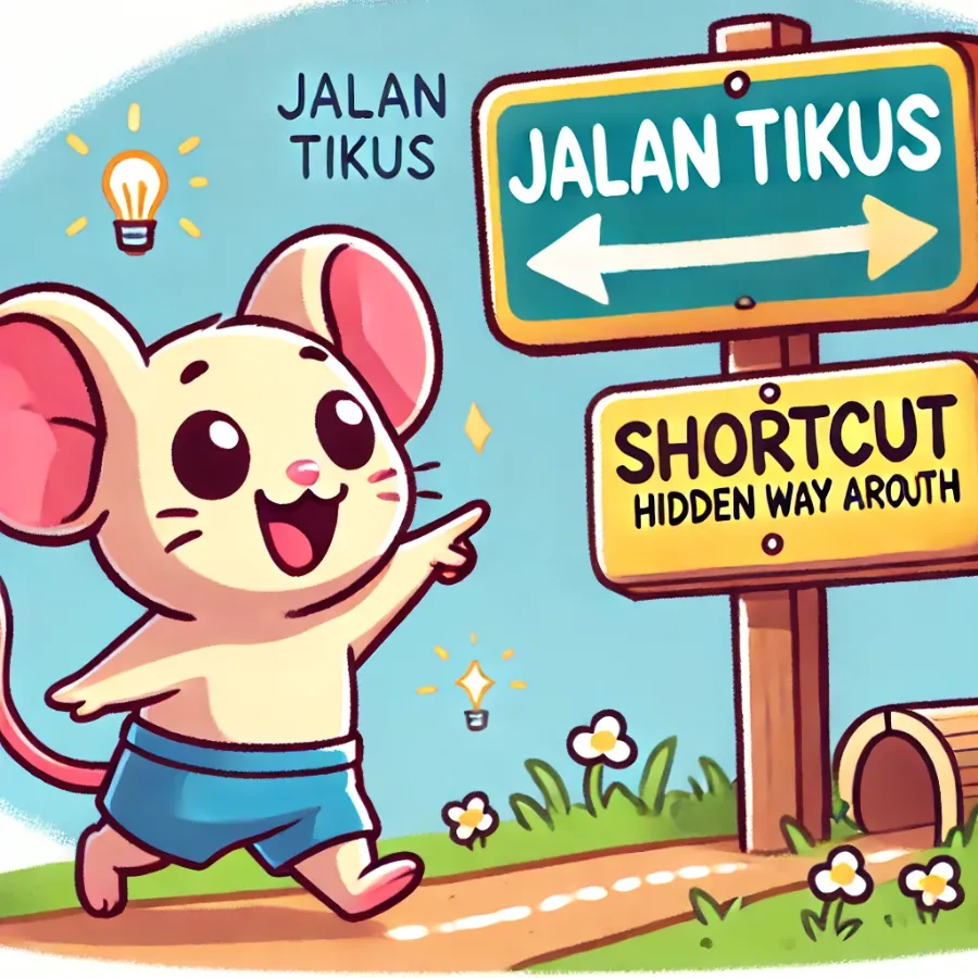 농끄롱 | [1] 있어보이는 인니어 (인니어 숙어) 'Jalan tikus'