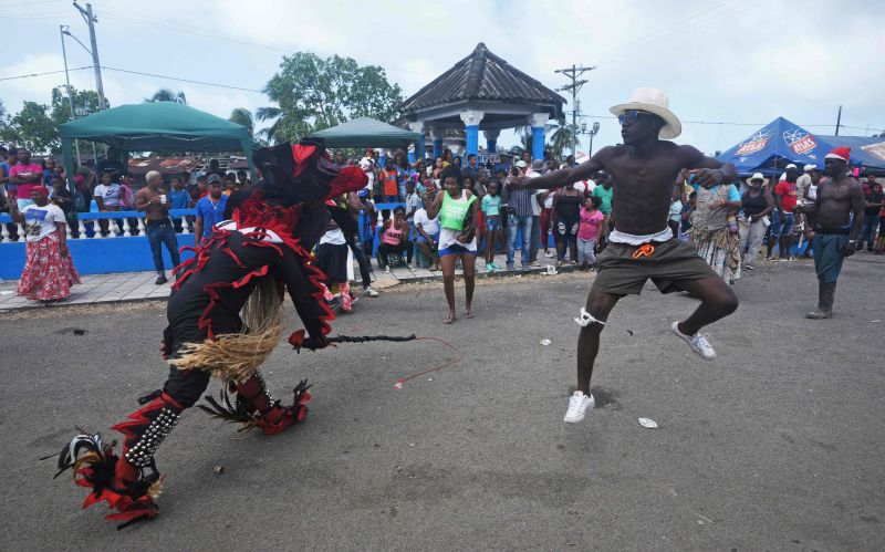 Panama City celebrates 'Congos and Devils' carnival