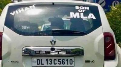 Delhi Speaker sends notice to Akali lawmaker over 'son of MLA' sticker