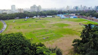 Massive police bandobast in preparation for morcha