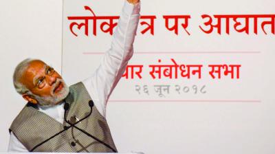 Modi fires Emergency gun at Congress