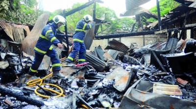 Major fire at Tardeo RTO office, papers gutted