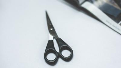 Little boy running around with scissors ends up stabbing himself in the ...
