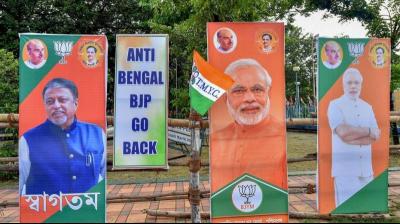 Ahead of Amit Shah's Kolkata rally, 'BJP go back' posters crop up in city