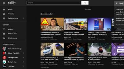 How to get the secret “Dark Mode” on YouTube