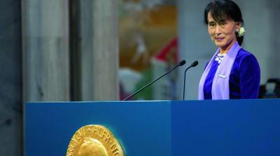 Signatures on stripping Aung San Suu Kyi of Nobel pile up