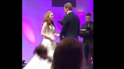 Video: Man smashes his face during wedding vows