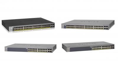 Netgear introduces four Gigabit switches