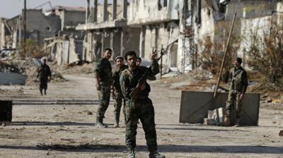 Syrian army, Iraqi militia forces step up bombing of rebels in Deraa city