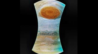NASA releases series of new stunning images of raging storm on Jupiter