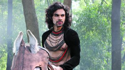 Ankit Raaj injured during horse riding sequence