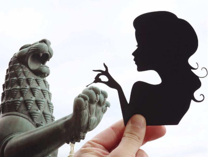 Creative photographer makes art out of paper cutouts