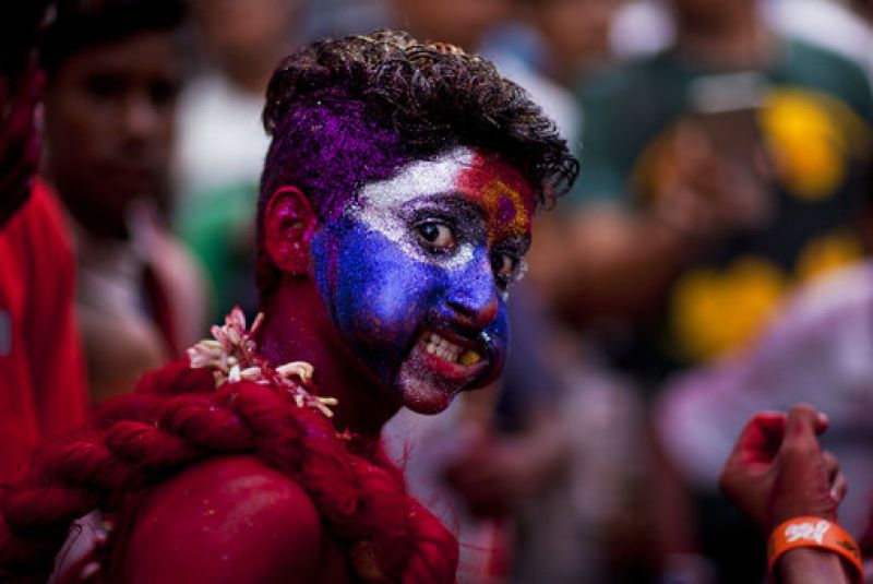 At Bonalu folk festival, Hindus offer prayers to Goddess Kali