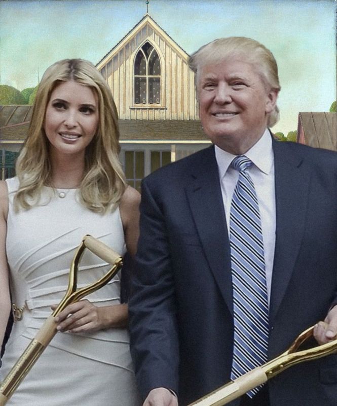 Donald and Ivanka Trump get hilarious photoshop treatment