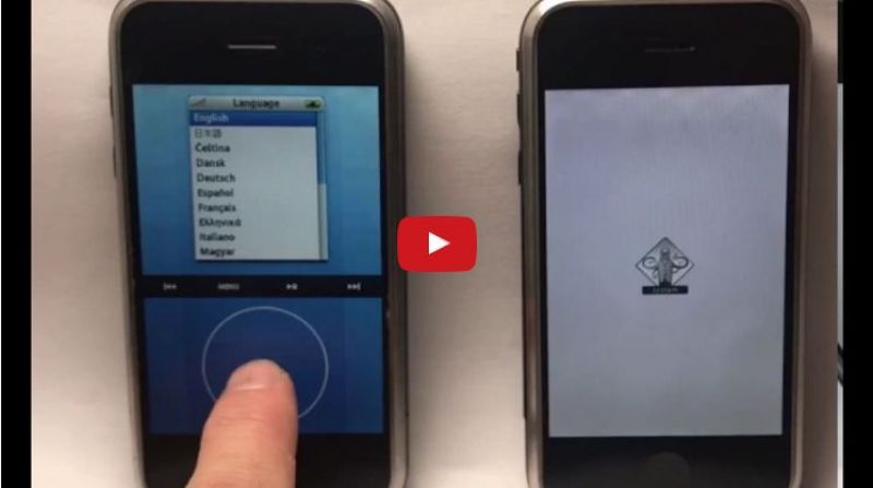 Apple shows its first prototype for iOS