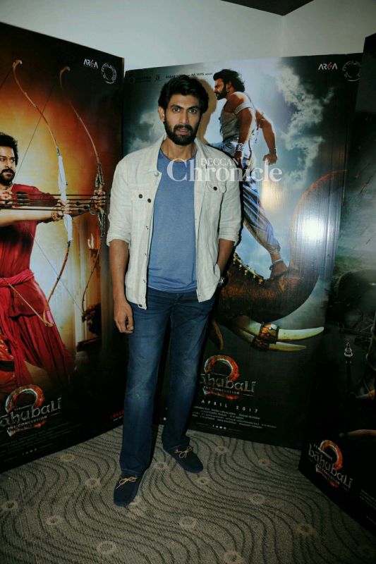 Prabhas and Rana Daggubati bring Baahubali 2 fever to Mumbai