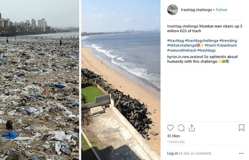 #Trashtag challenge 2019: A revolutionary step to a non- polluted world