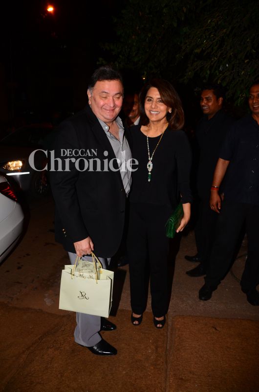 It's black for Karan, Rana, Rohit, Rishi, Neetu, others at star-studded ...