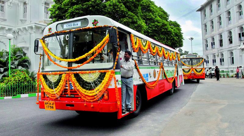 Telangana: RTC to go green – Electric, CNG buses set to run on roads soon
