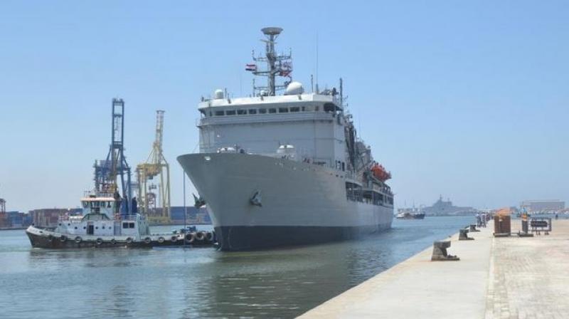 India’s INS Mumbai, INS Aditya to leave today after interacting with ...