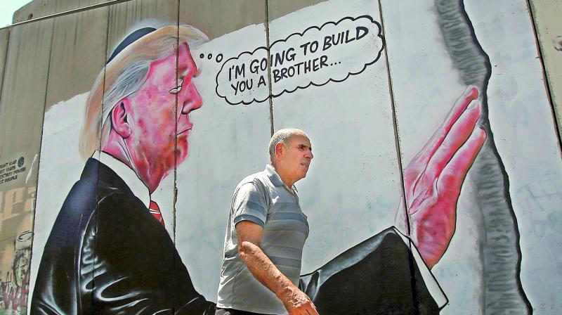 Trump Banksy Art