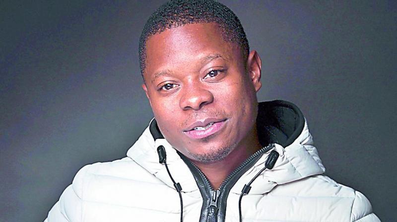 Jason Mitchell makes a scene