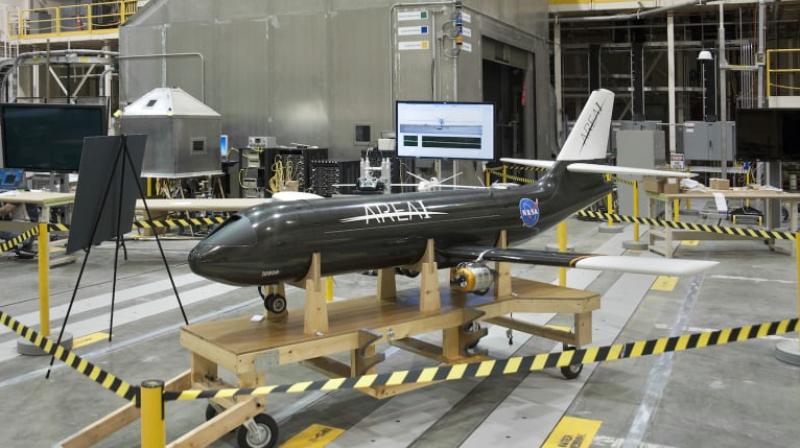 Now a plane with inflight foldable wings developed NASA