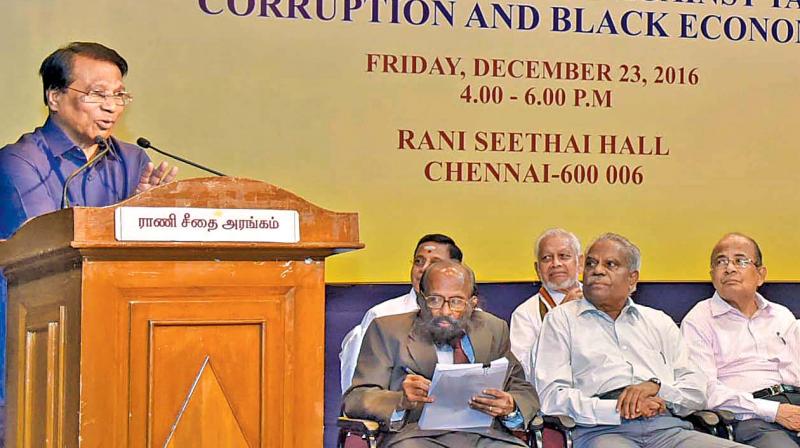 Demonetisation needed to curb fake notes: N Vittal