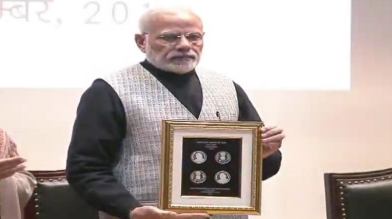 PM Modi releases Rs 100 coin in memory of Atal Bihari Vajpayee